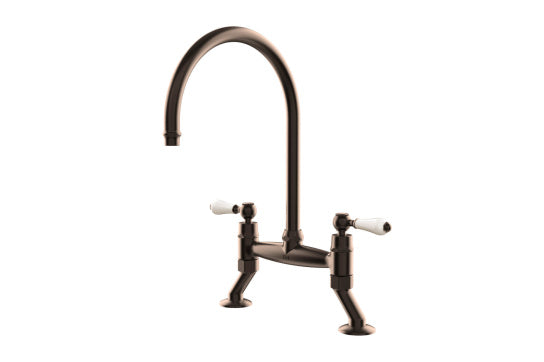Ludlow Bridge Mixer Tap - English Bronze – 7 Days Plumbing & Bathroom ...